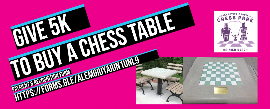 Detective Cookie Chess Park – A Chess Park in Rainier Beach, Seattle